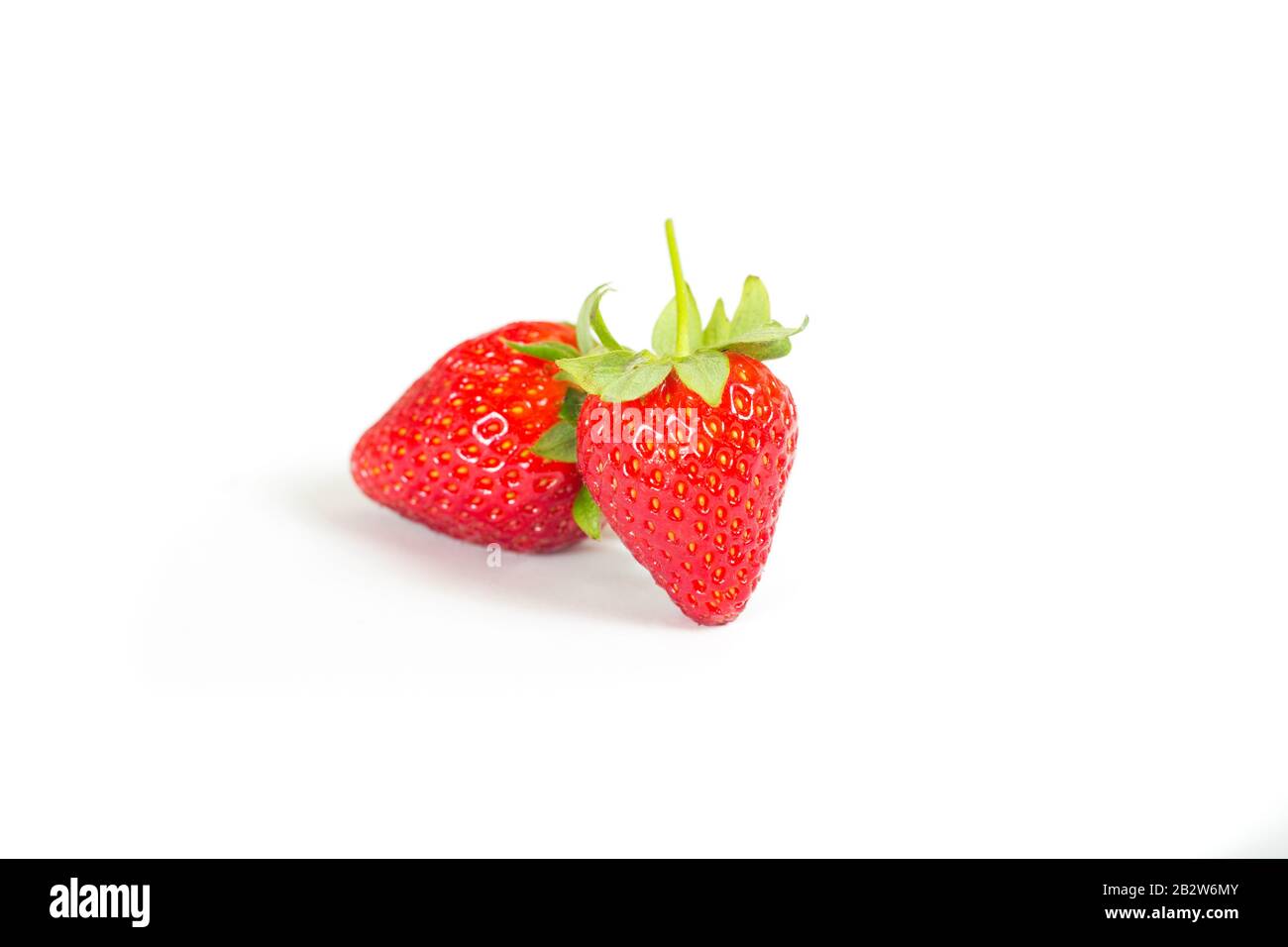 studio shoot of fresh strawberries on a white background Stock Photo ...