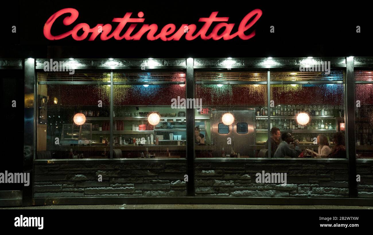 DISPATCHES FROM ELSEWHERE, inside diner, from left: Jason Segel, Andre ...