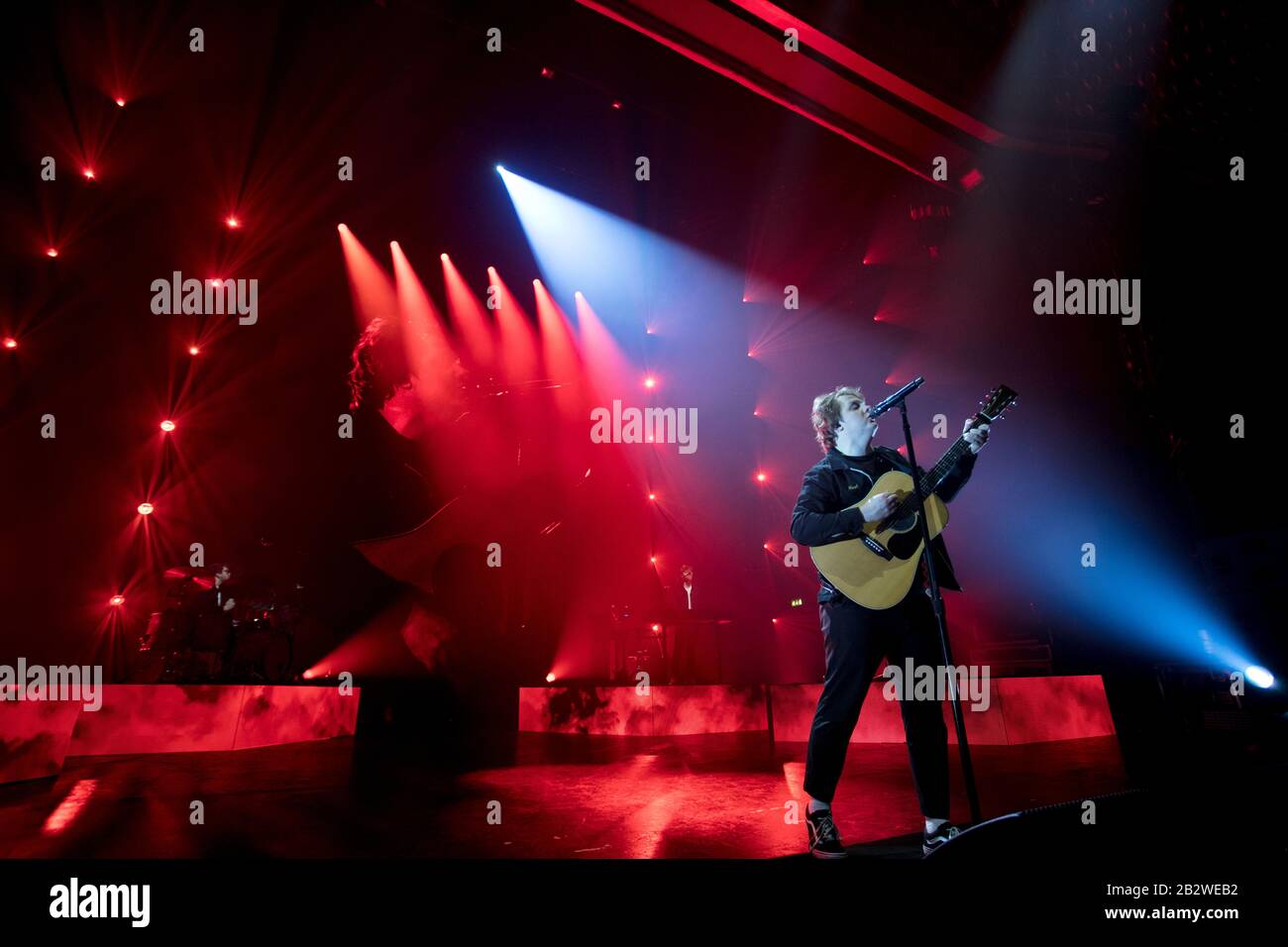Manchester, UK. 3rd March, 2020. Scottish singer-songwriter Lewis ...