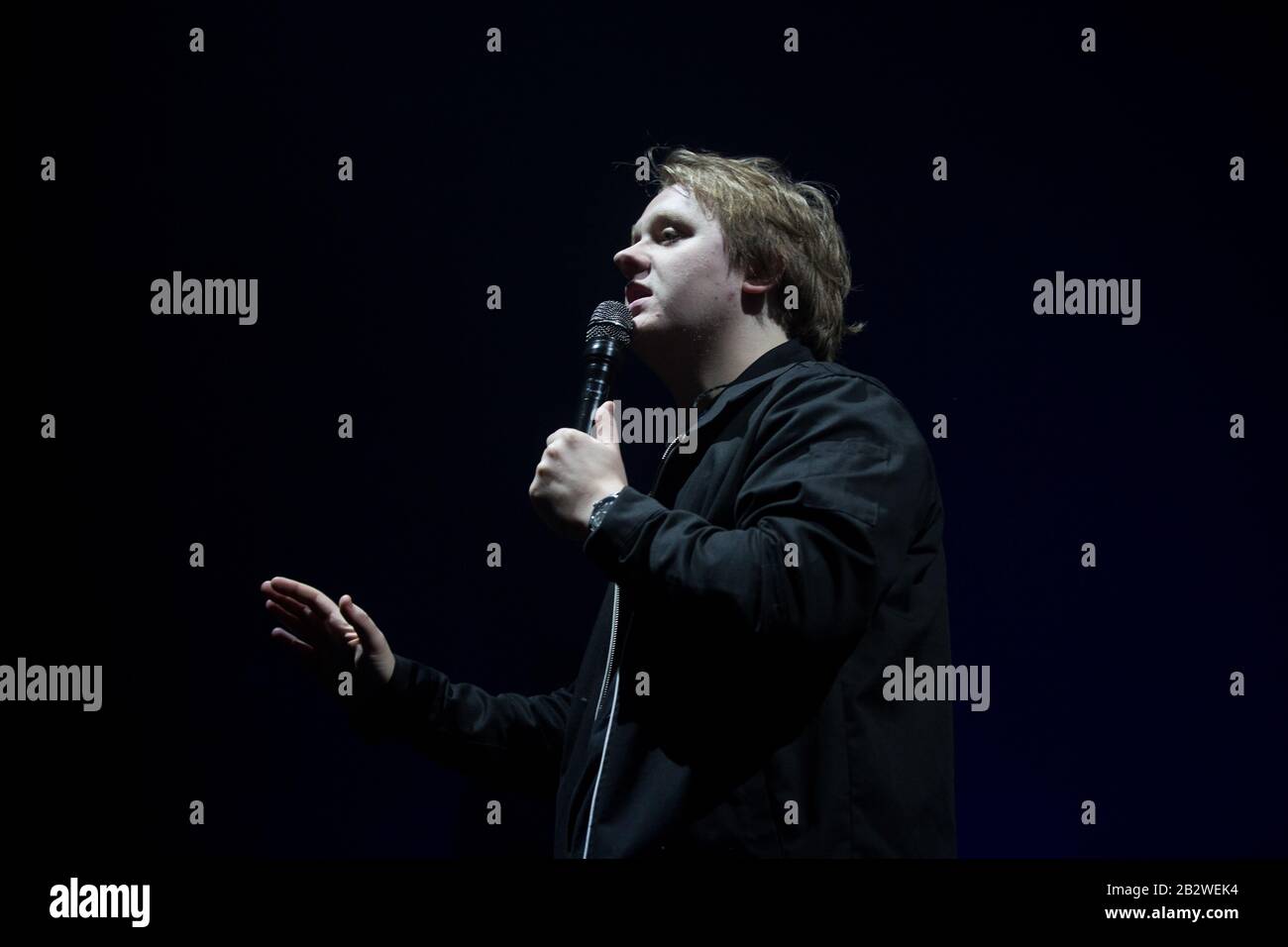 Manchester, UK. 3rd March, 2020. Scottish singer-songwriter Lewis ...