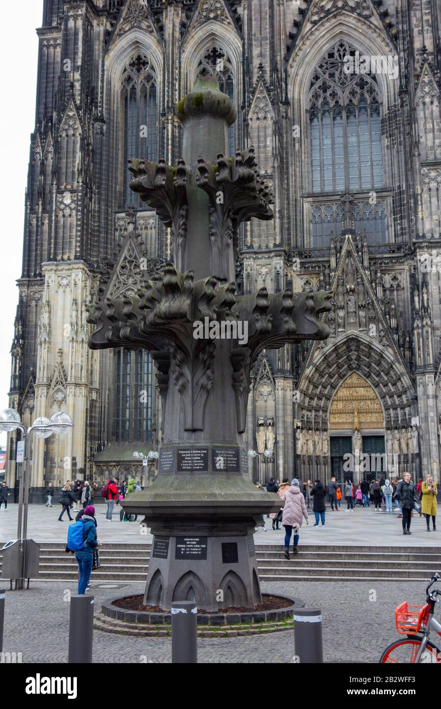 Model of the finial on top of the Cathedral in its original size at ...