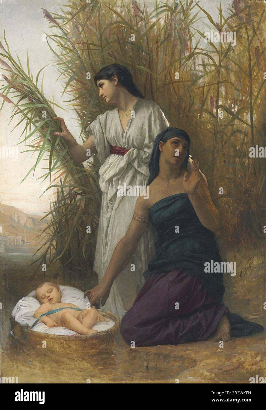 Moses in the bulrushes hi-res stock photography and images - Alamy