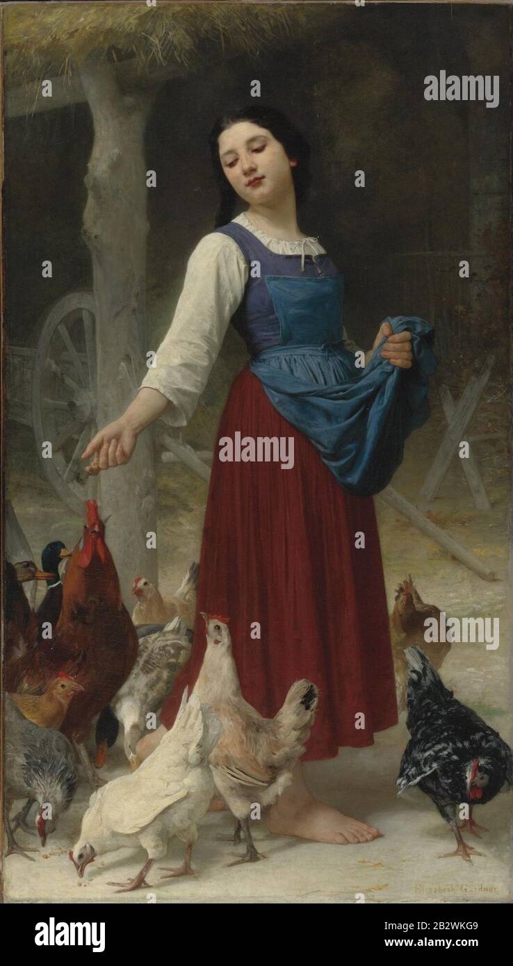 Elizabeth Jane Gardner - The farmer's daughter Stock Photo - Alamy