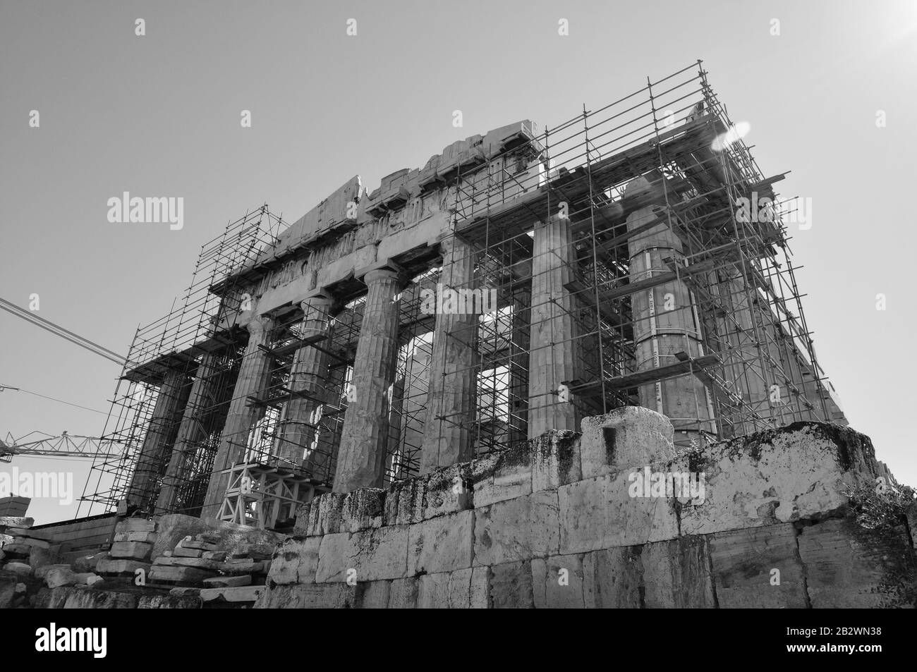 The Parthenon at the Acropolis at Athens Stock Photo - Alamy