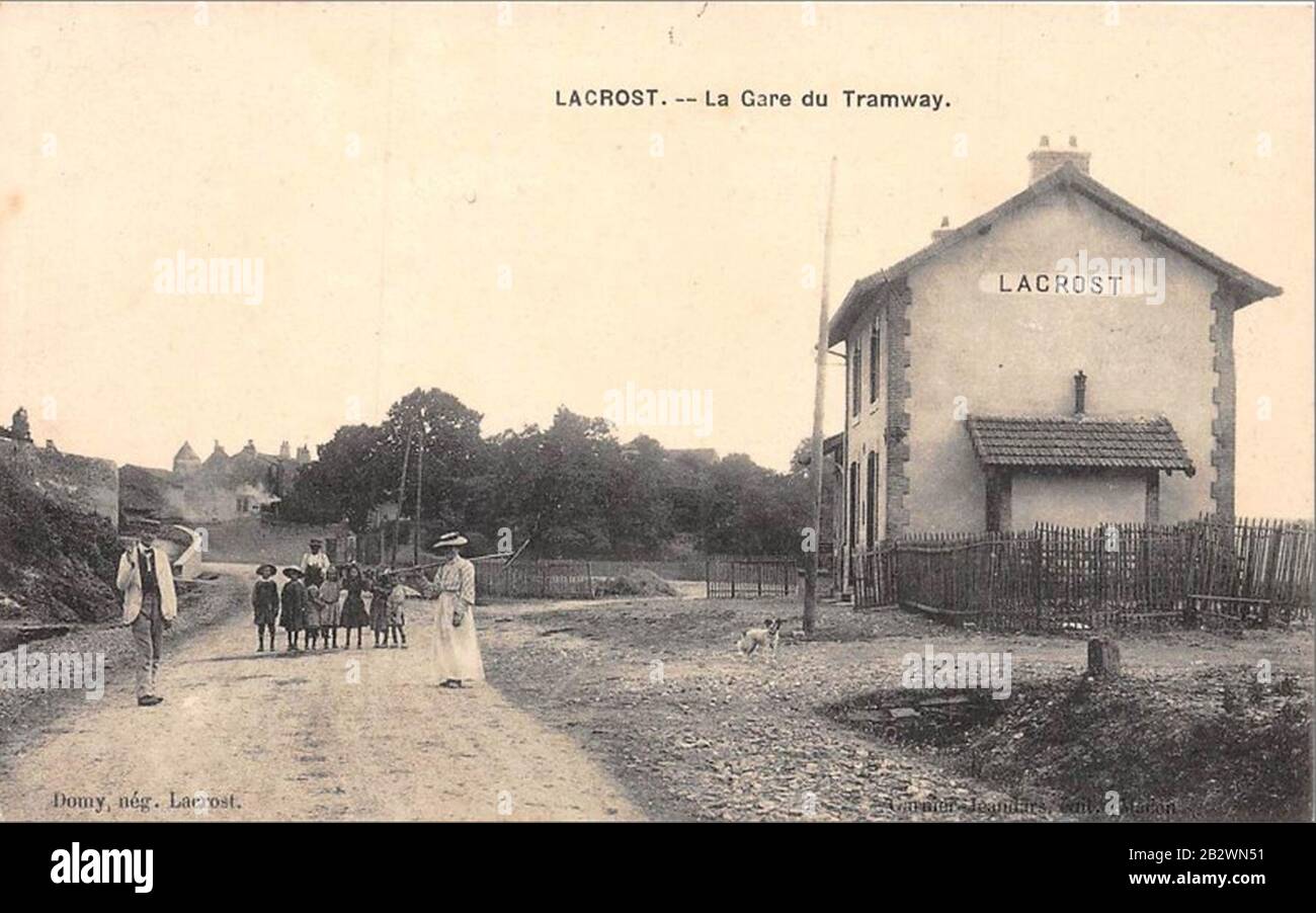 Gare de Lacrost Stock Photo - Alamy