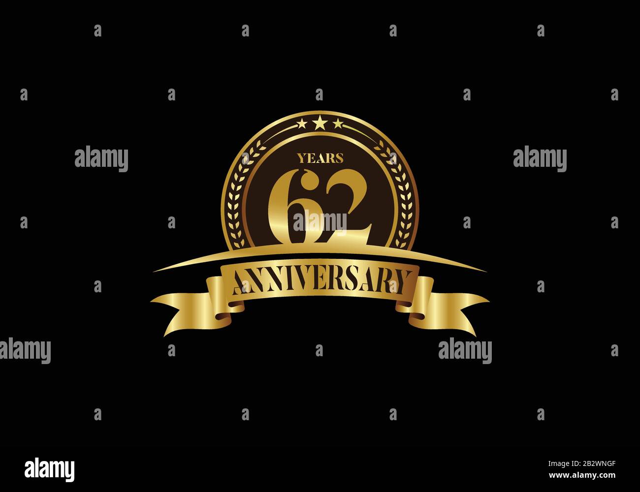 62th birthday Stock Vector Images - Alamy