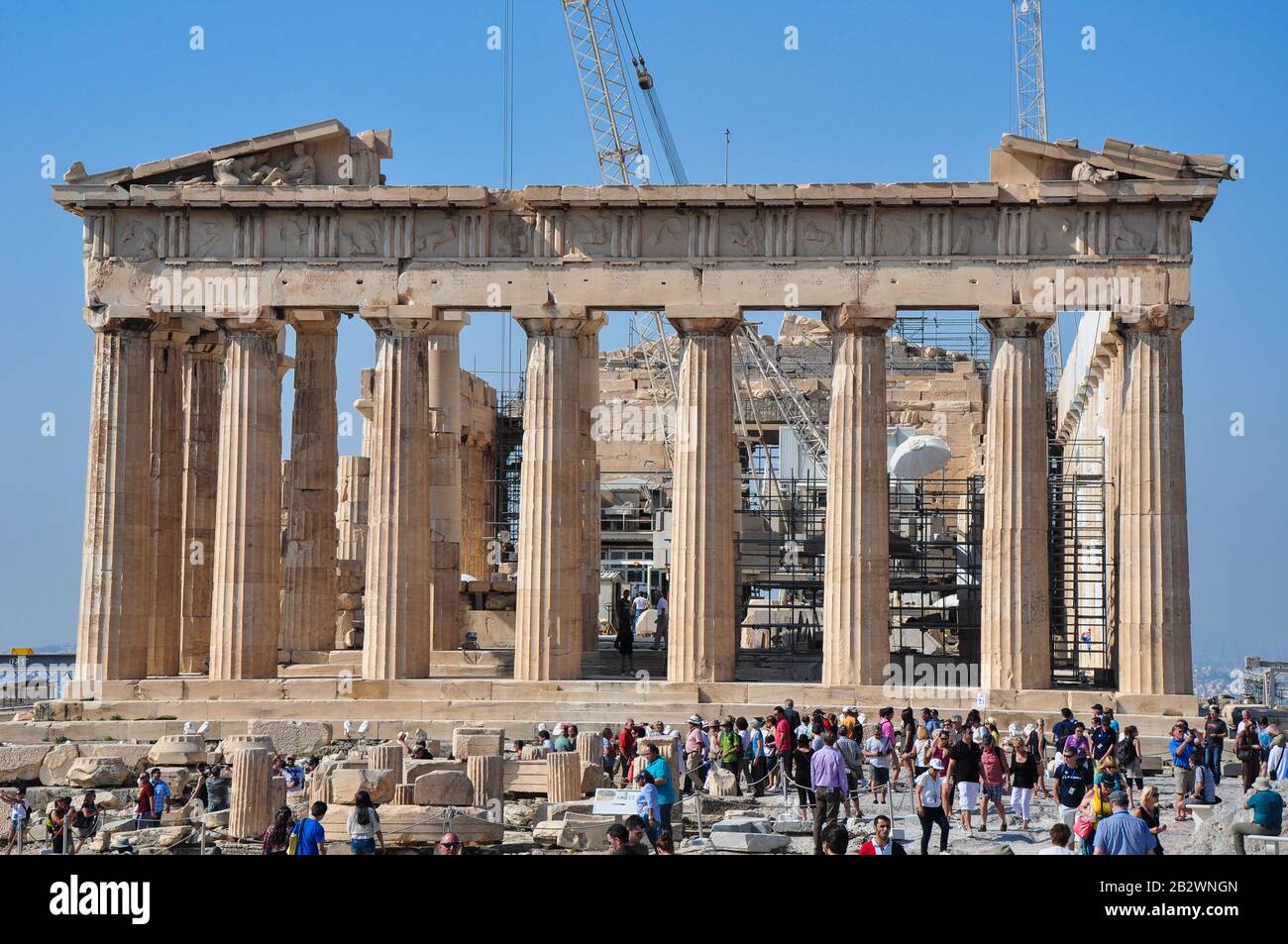The Parthenon at the Acropolis at Athens Stock Photo - Alamy