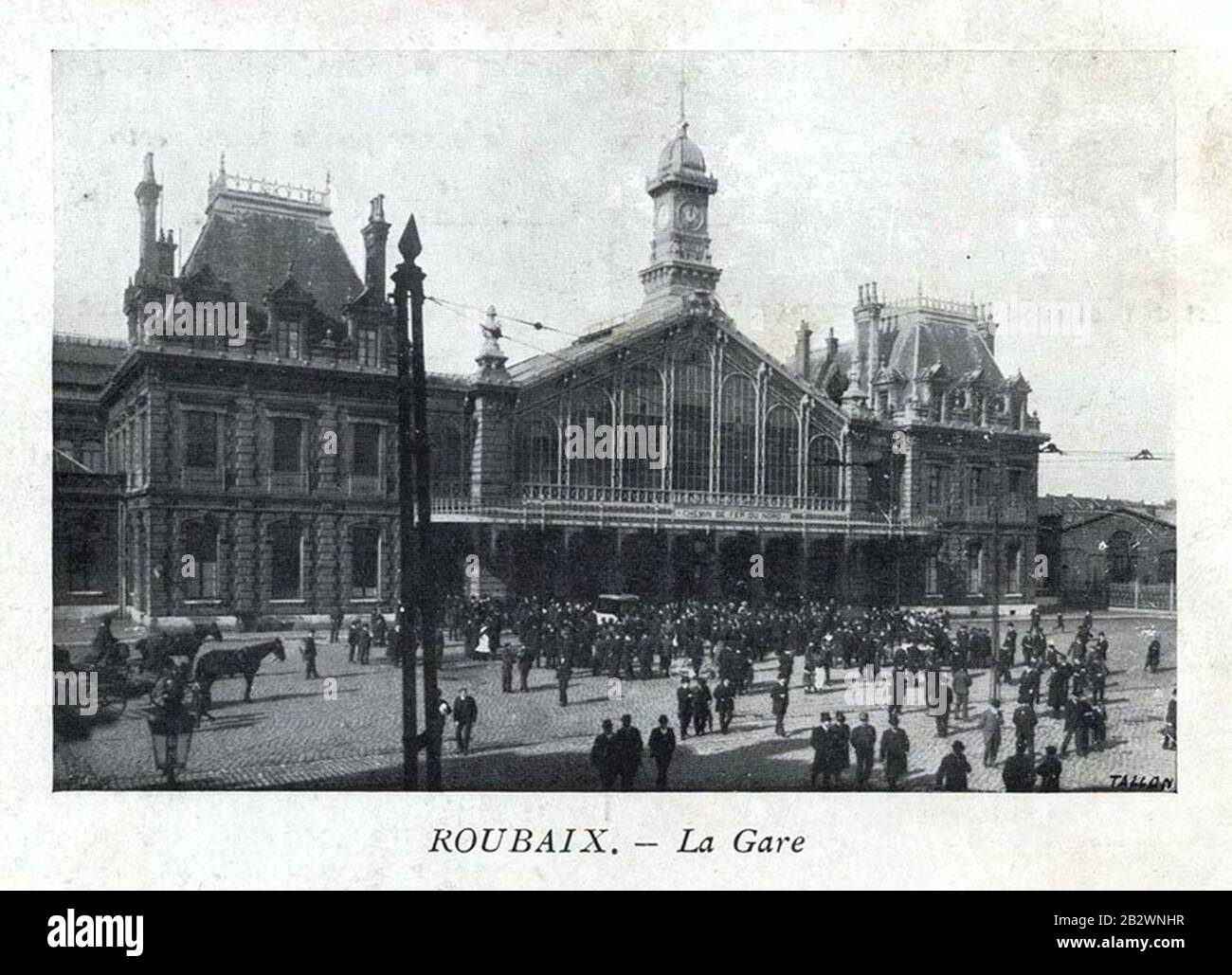 Gare de Roubaix 1906 Stock Photo - Alamy