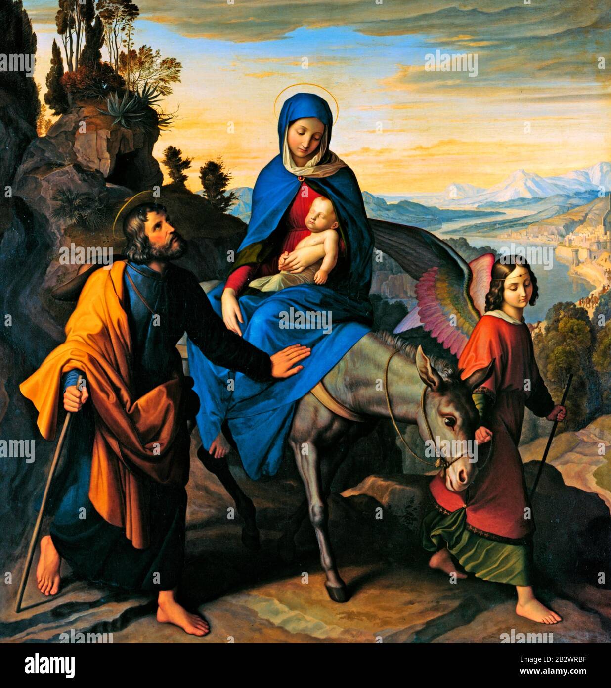 Flight of jesus christ into egypt hi-res stock photography and images ...