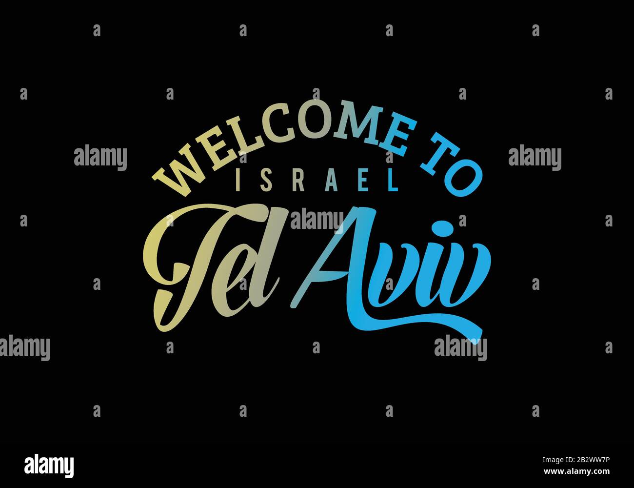 Vibrant tel aviv Stock Vector Images - Alamy