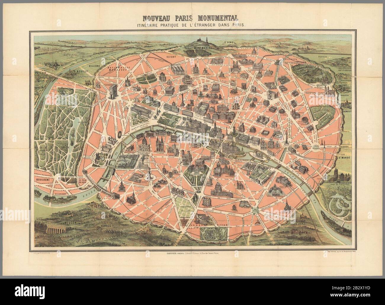 Garnier frères, Nouveau Paris monumental, 1882 - David Rumsey Stock ...