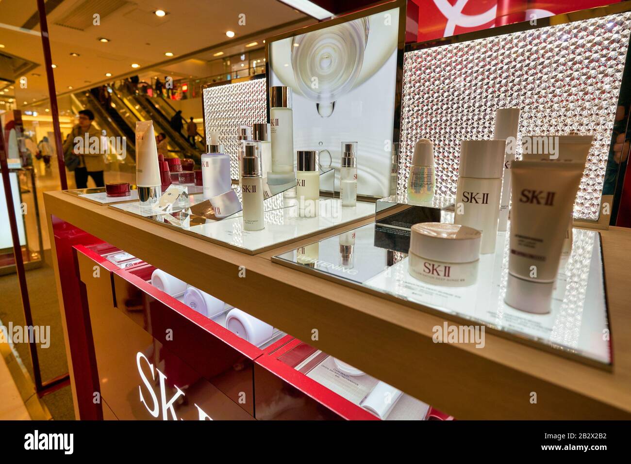 HONG KONG, CHINA - CIRCA JANUARY, 2019: SK-II cosmetic products on ...