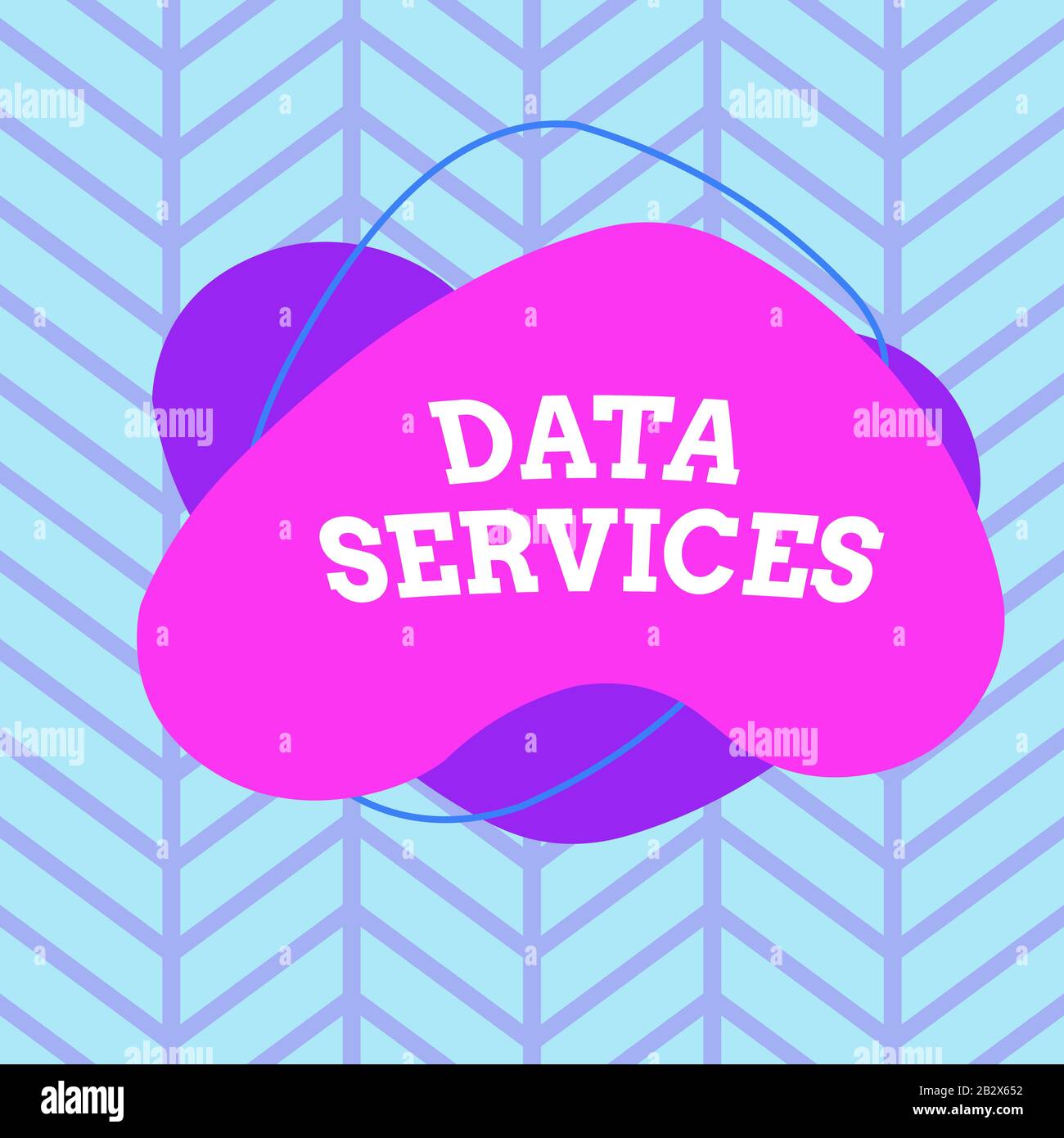Text sign showing Data Services. Business photo showcasing thirdparty ...