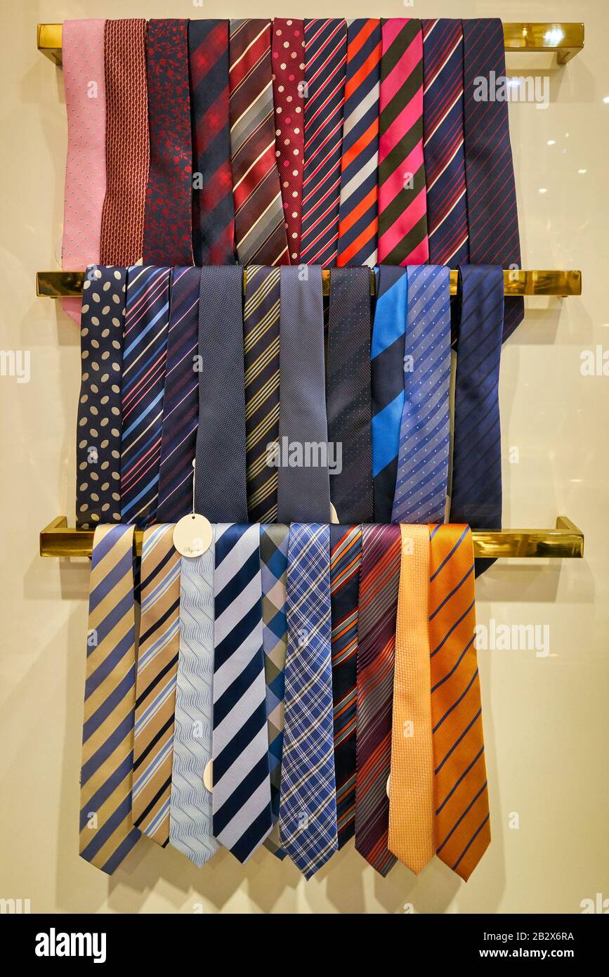 HONG KONG, CHINA - JANUARY 23, 2019: a collection of different colors ...