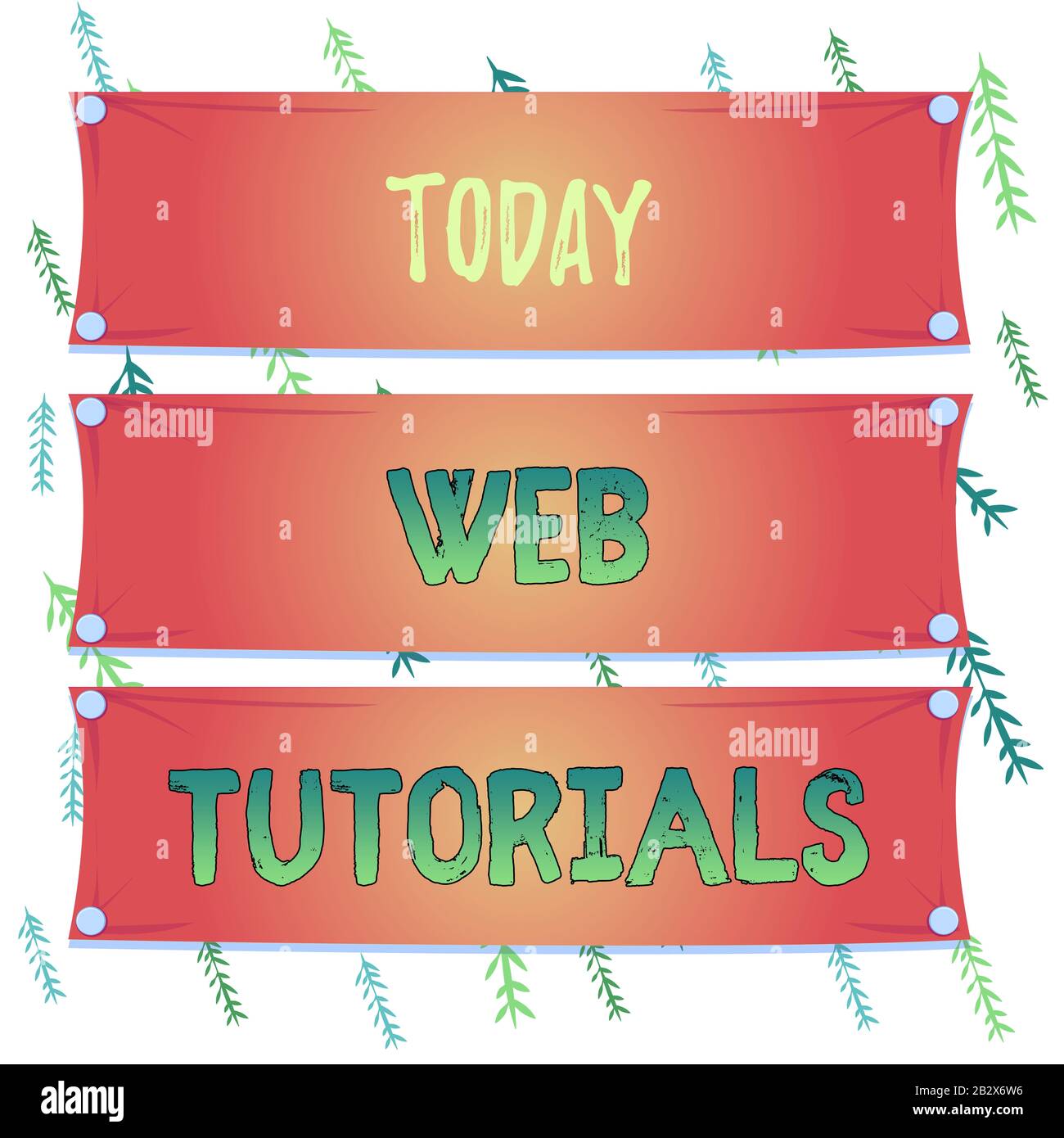 Handwriting text Web Tutorials. Conceptual photo Self study activity ...