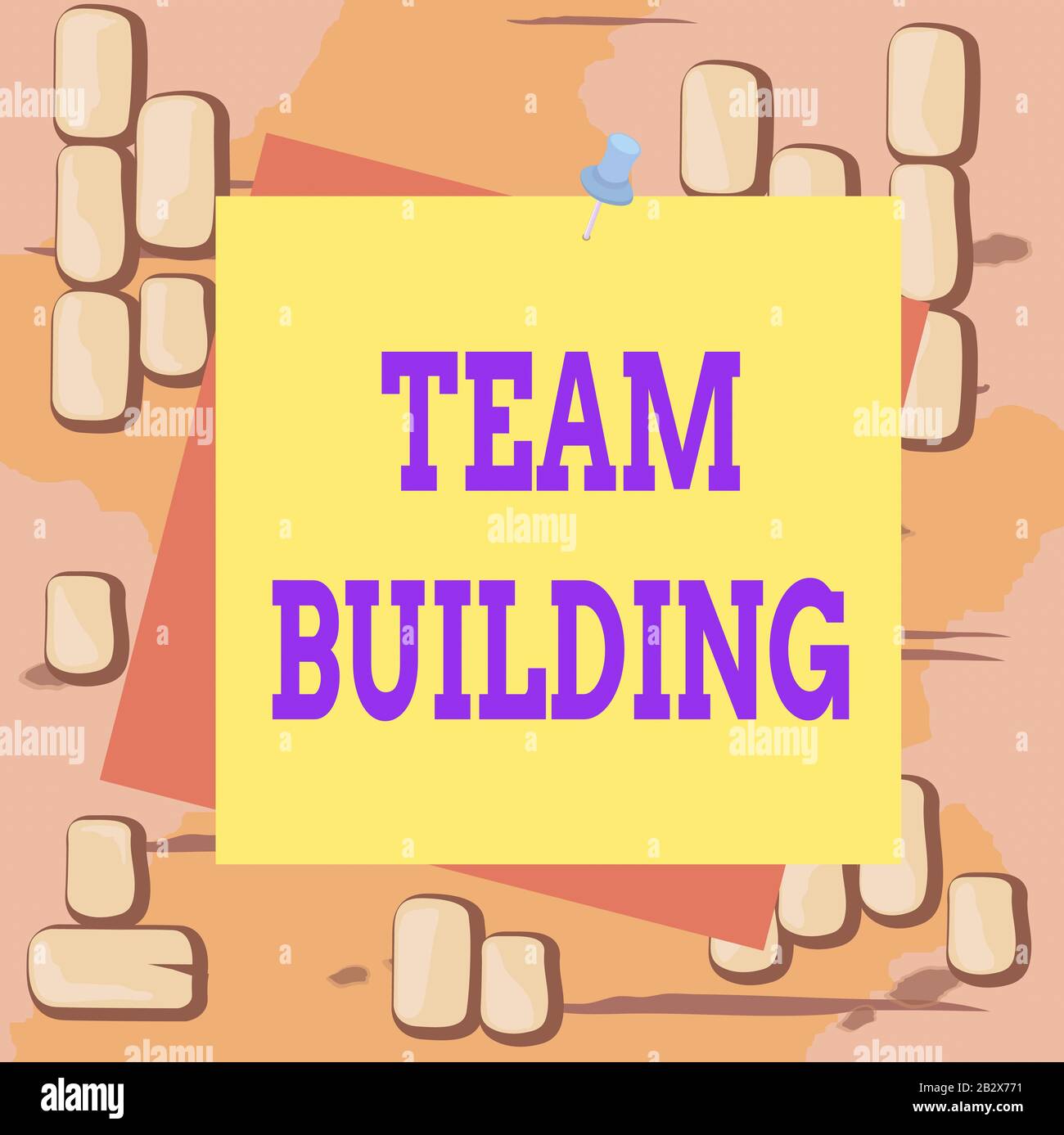Word writing text Team Building. Business photo showcasing activities ...