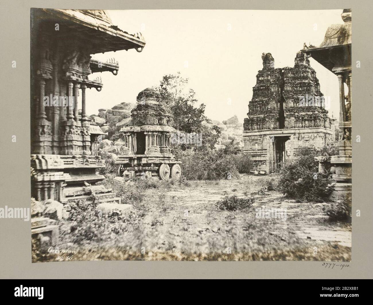 Garuda Temple, Maha Mandapa and Eastern Gopura, Vitthala Temple Complex ...