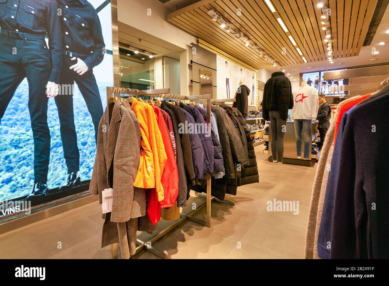 Calvin klein in a mall hi-res stock photography and images - Alamy