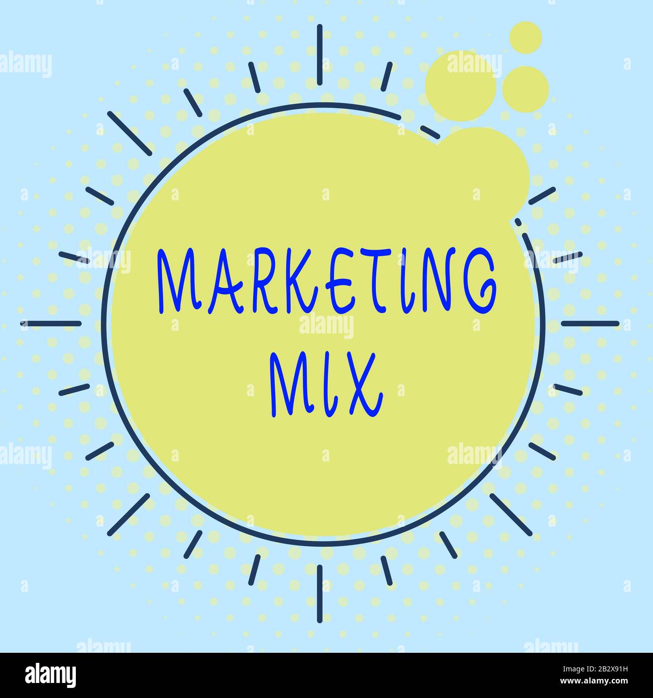 Word writing text Marketing Mix. Business photo showcasing Set of ...