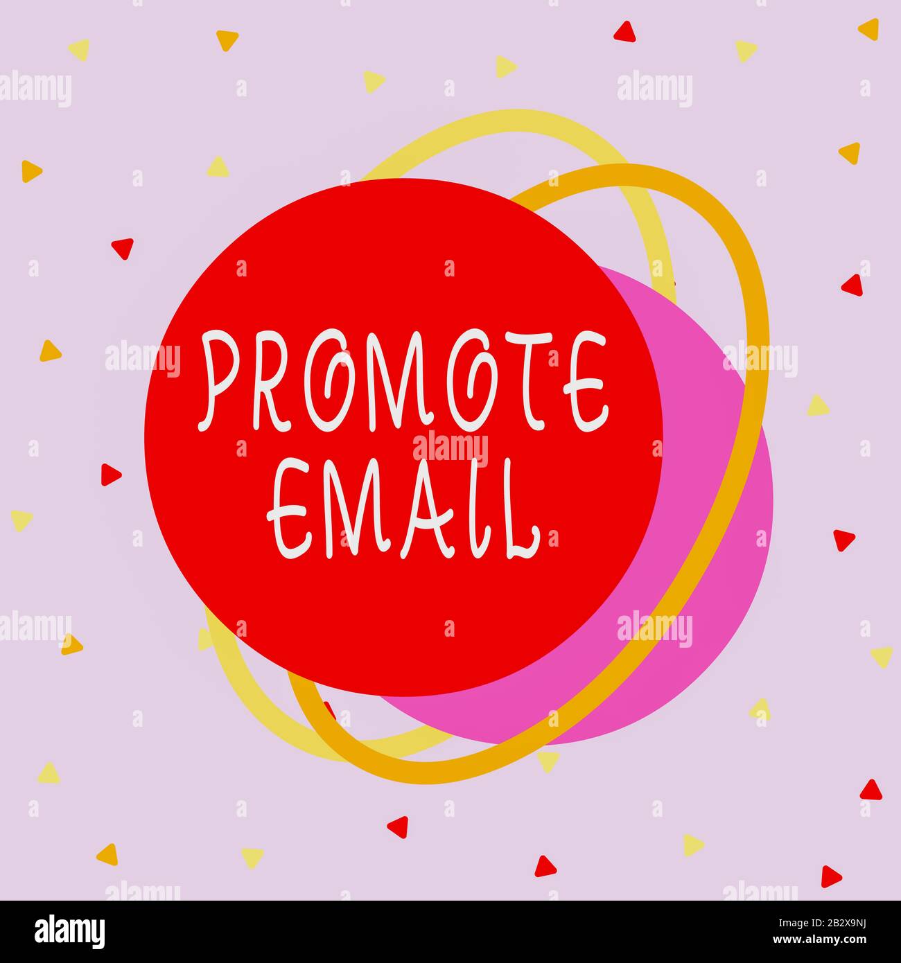 Writing note showing Promote Email. Business concept for sending a ...