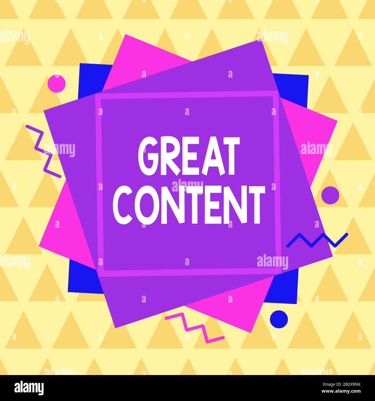 Conceptual hand writing showing Great Content. Concept meaning valuable ...