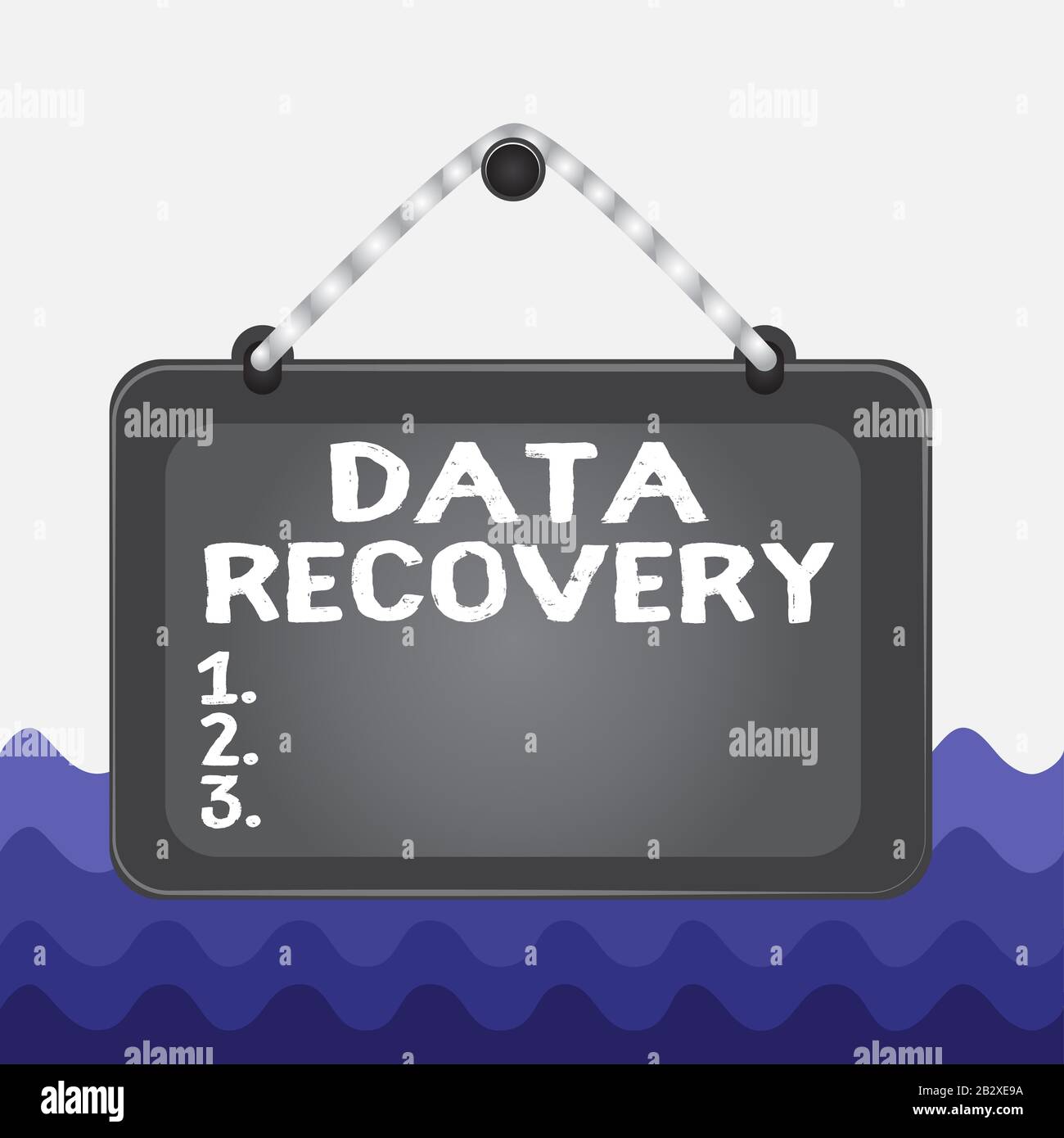 Conceptual hand writing showing Data Recovery. Concept meaning process ...