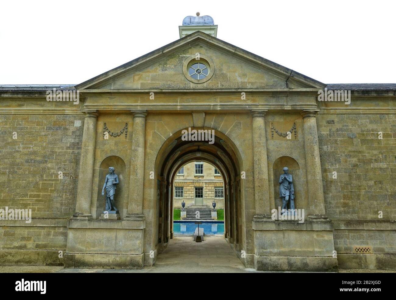 Gateway - Buscot Park Gardens - Oxfordshire, England Stock Photo - Alamy