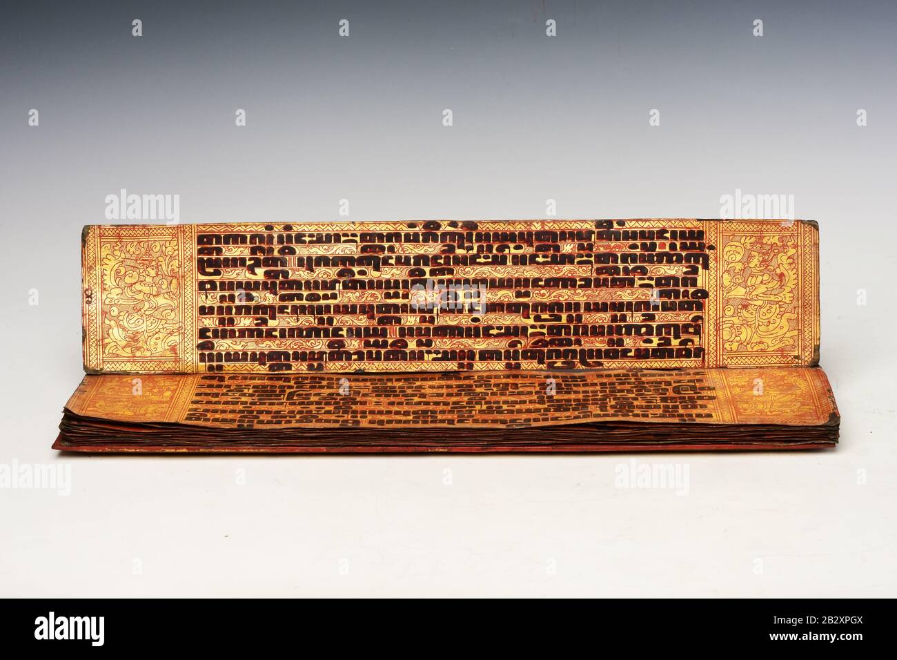 Old palm leaf manuscript hi-res stock photography and images - Alamy