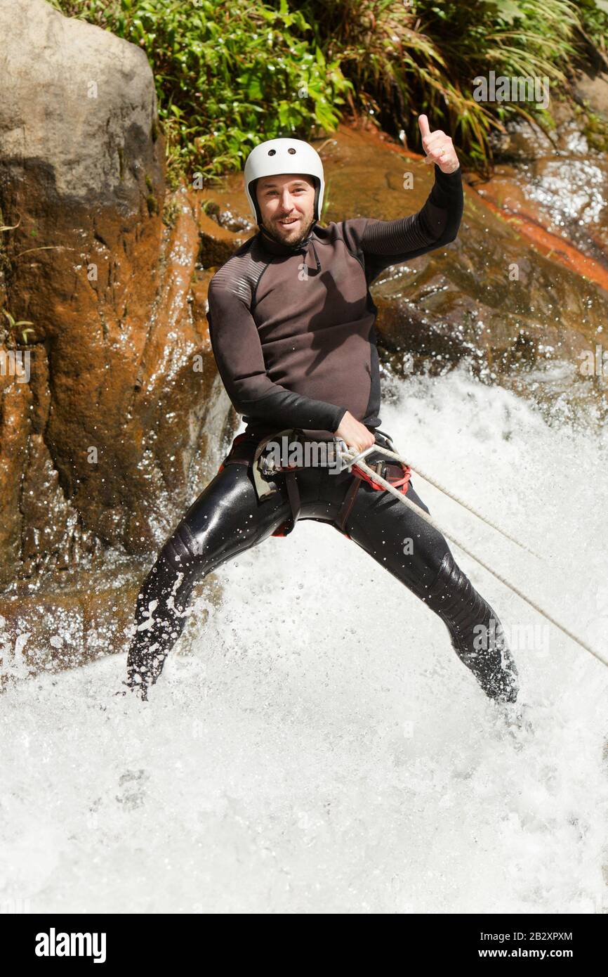 Man falling down mountain hi-res stock photography and images - Alamy