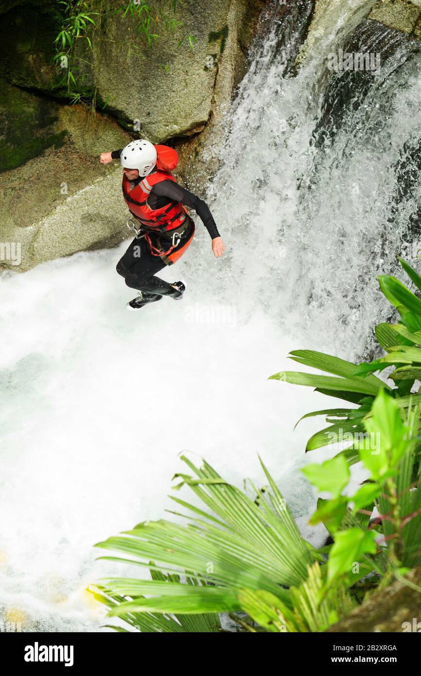 Mature lady jumping hi-res stock photography and images - Alamy