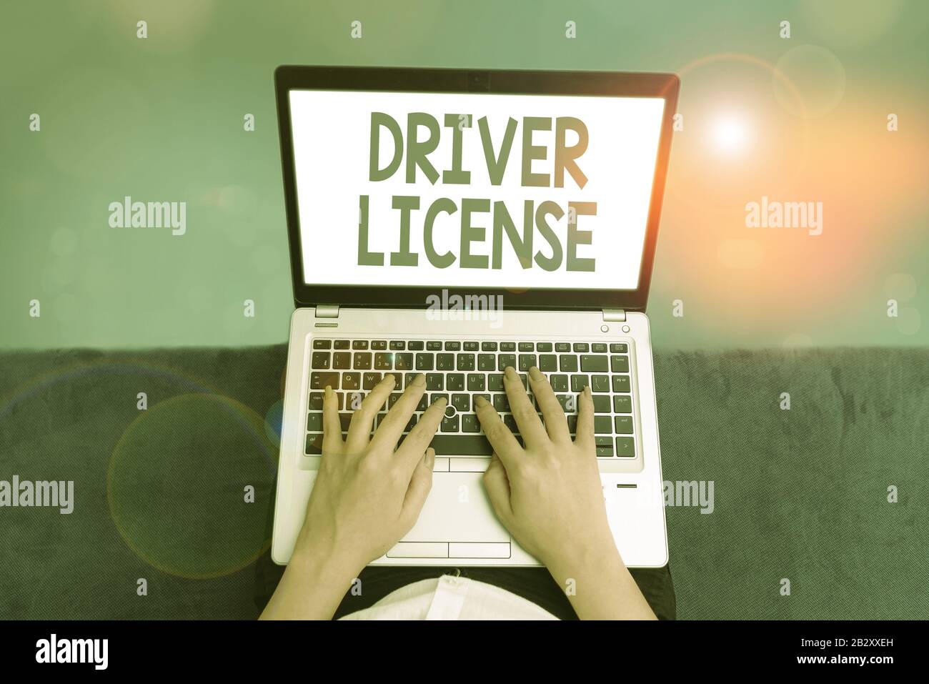 Handwriting text Driver License. Conceptual photo a document permitting ...