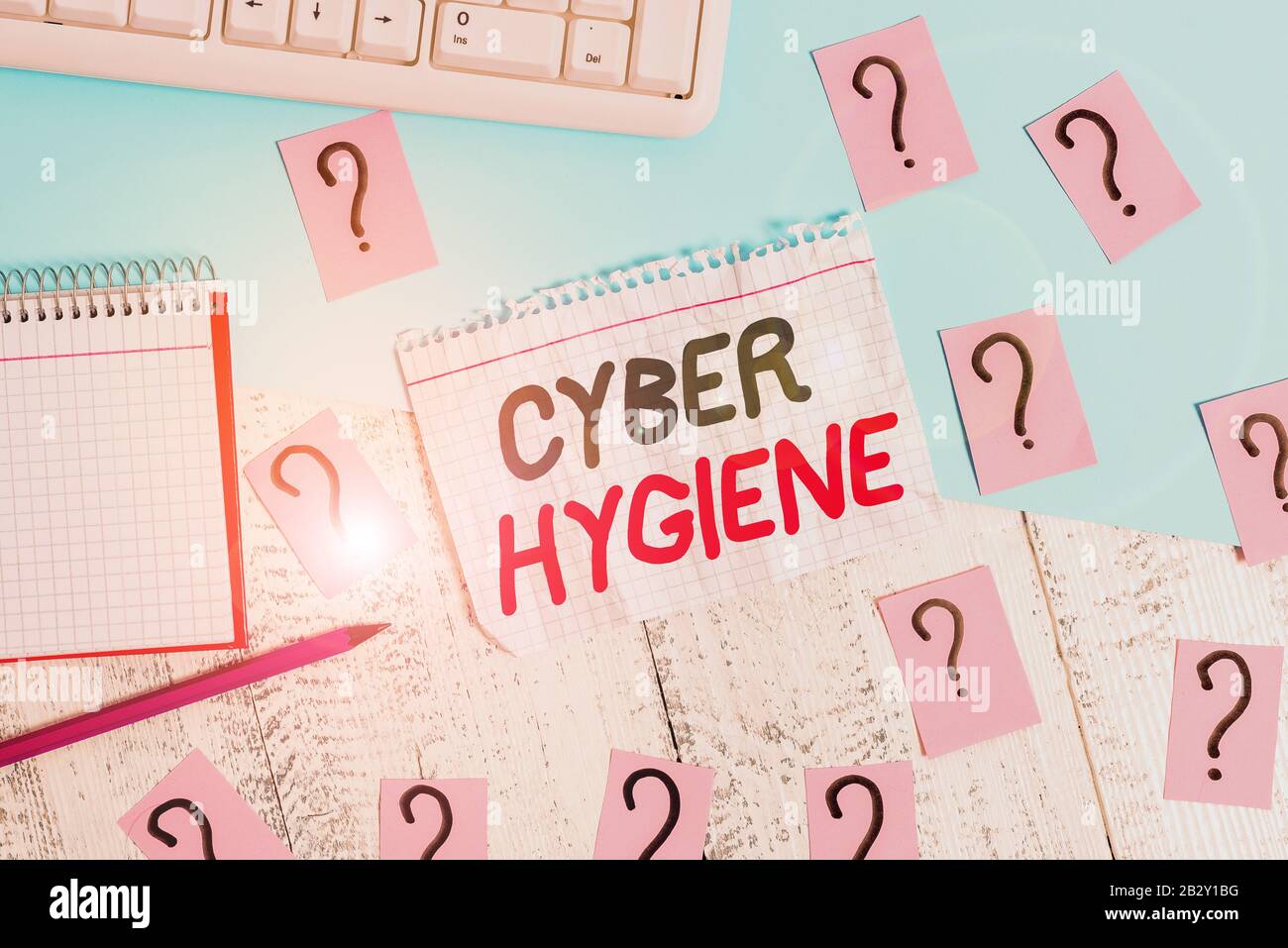 Conceptual hand writing showing Cyber Hygiene. Concept meaning steps ...