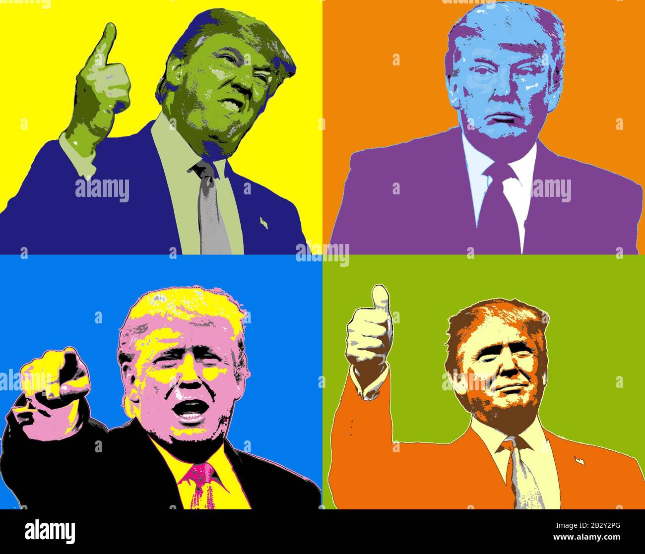 Donald Trump Face Expressions Stock Photo - Alamy