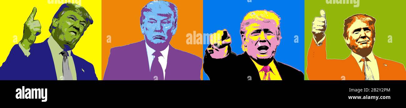 Donald Trump Face Expressions Stock Photo - Alamy