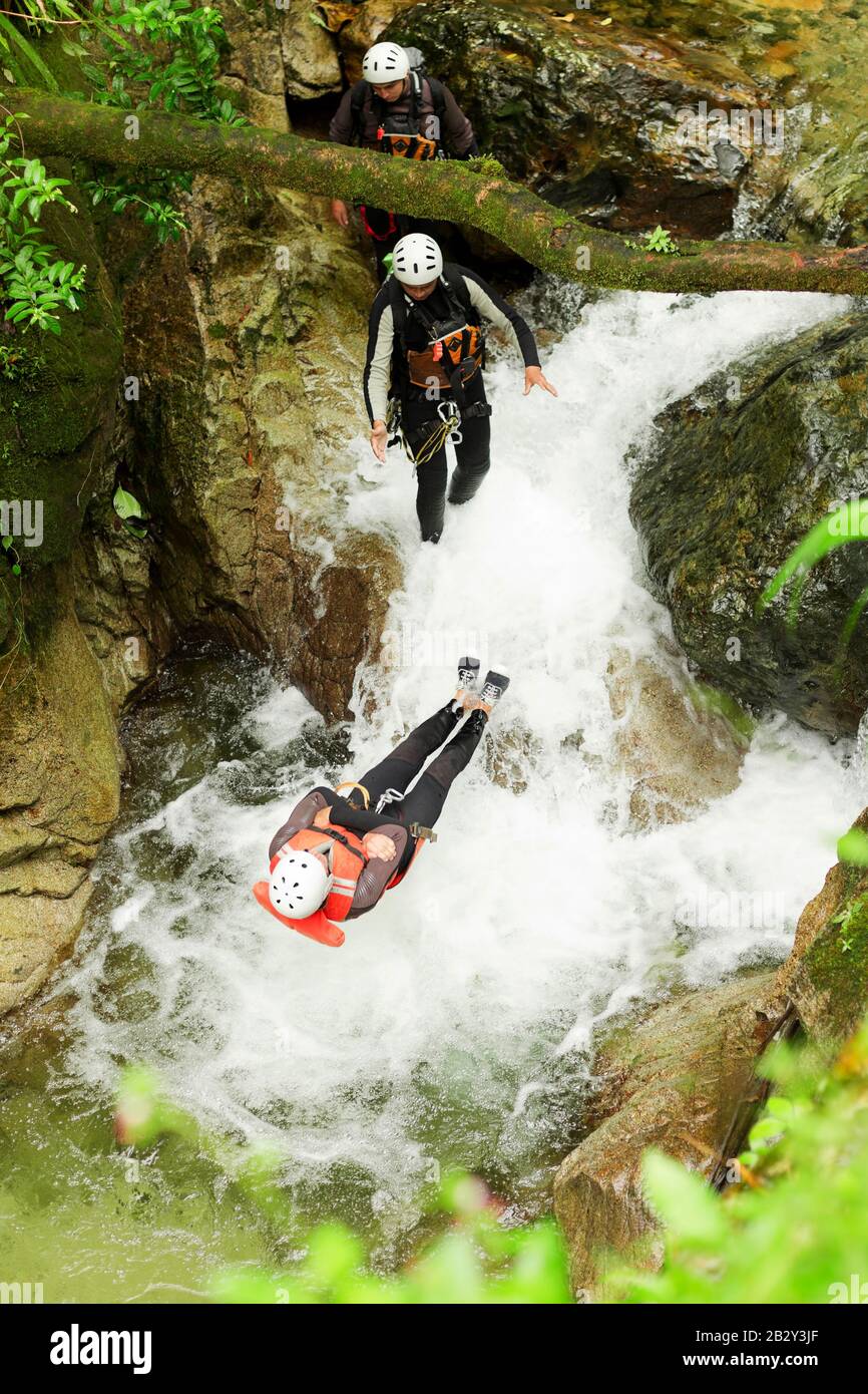 Canyoning harness hi-res stock photography and images - Alamy