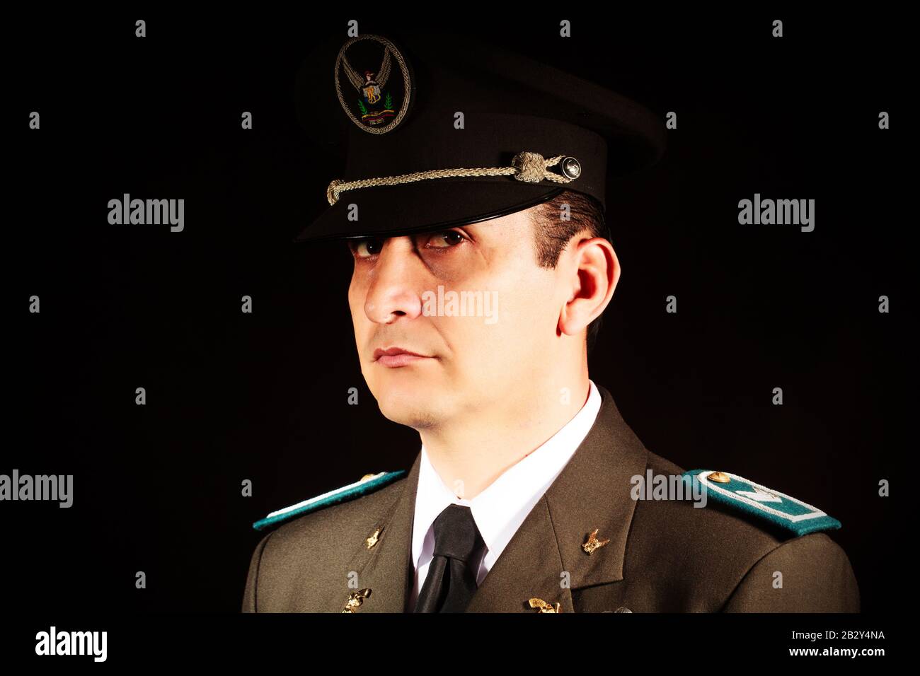 Ecuadorian Police Executive Dressed Up In Official Uniform Stock Photo ...