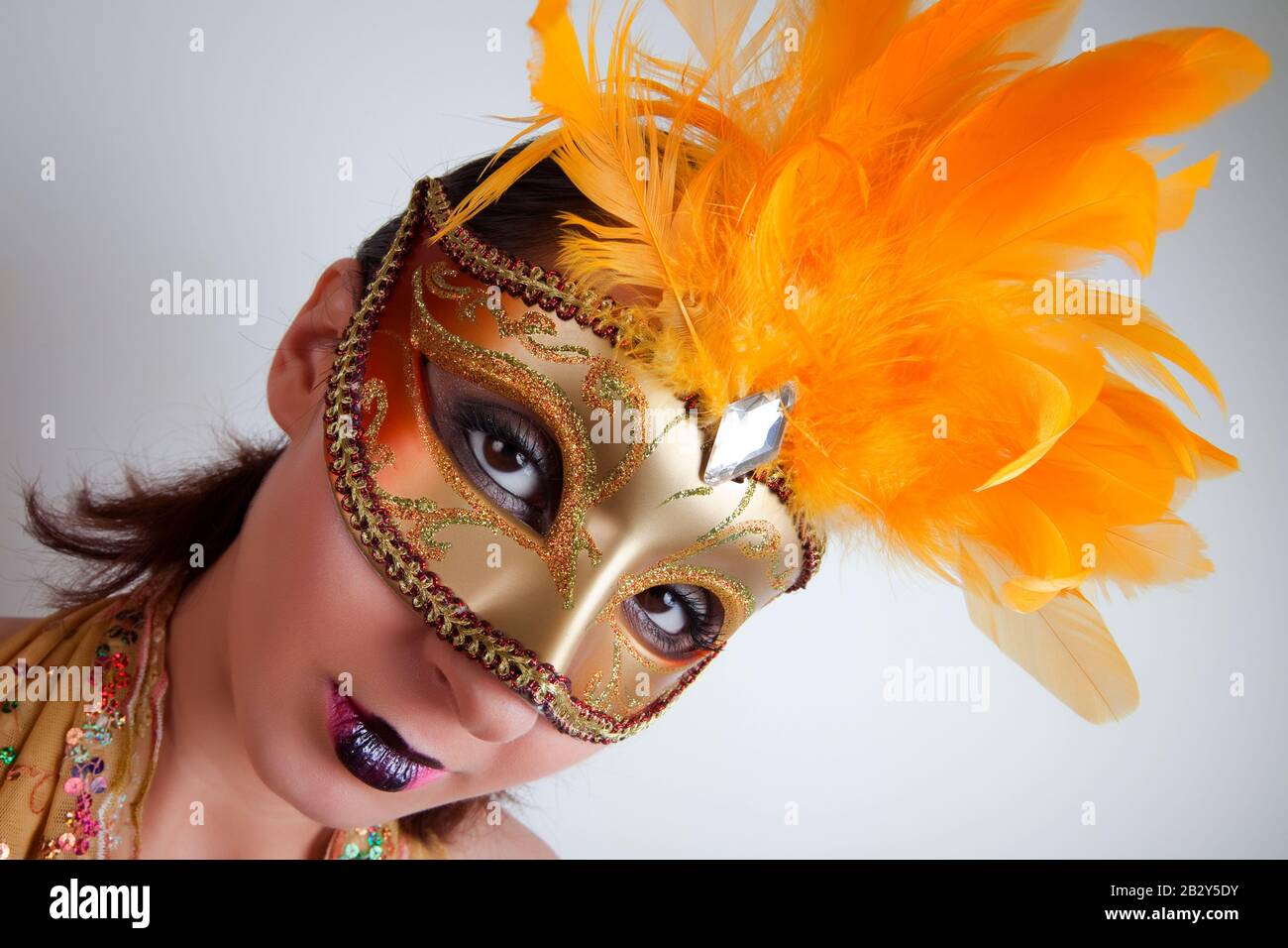 Eyes behind mask hi-res stock photography and images - Alamy