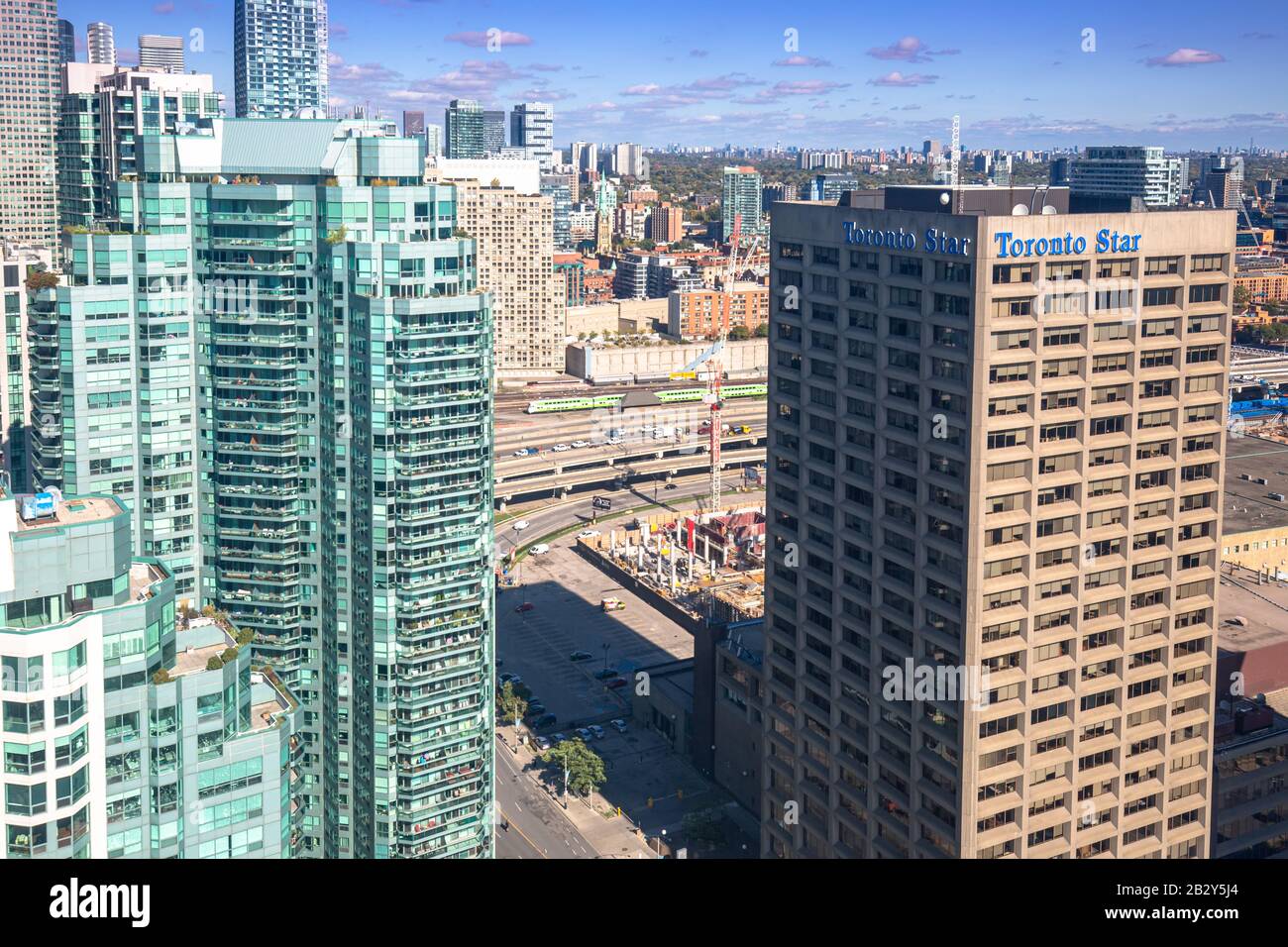 Toronto, Ontario, Canada-26 October, 2019: Toronto Star newspaper head ...