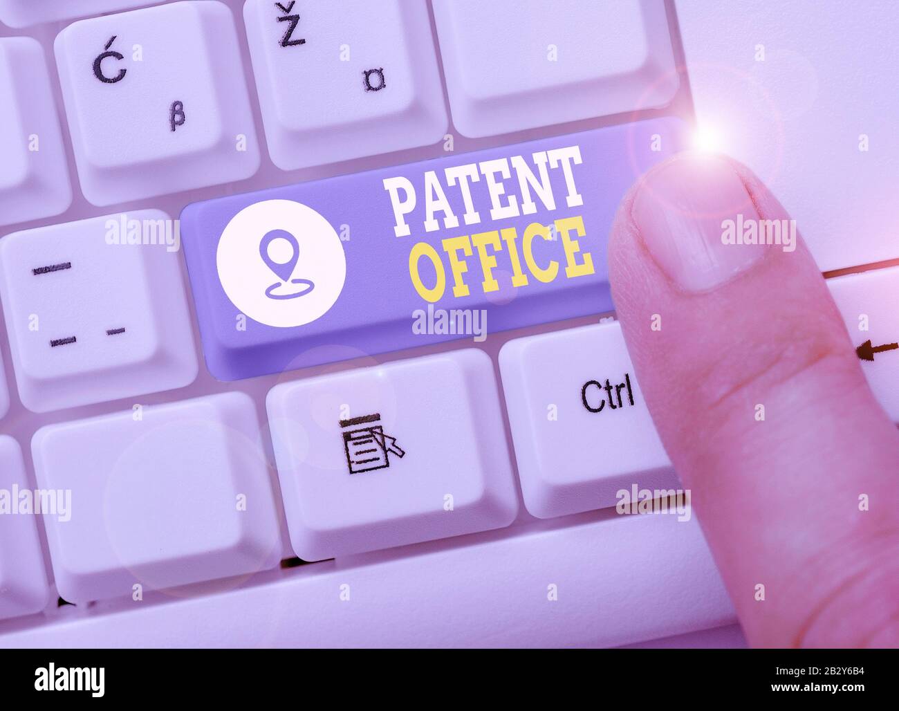 Handwriting text writing Patent Office. Conceptual photo a government ...