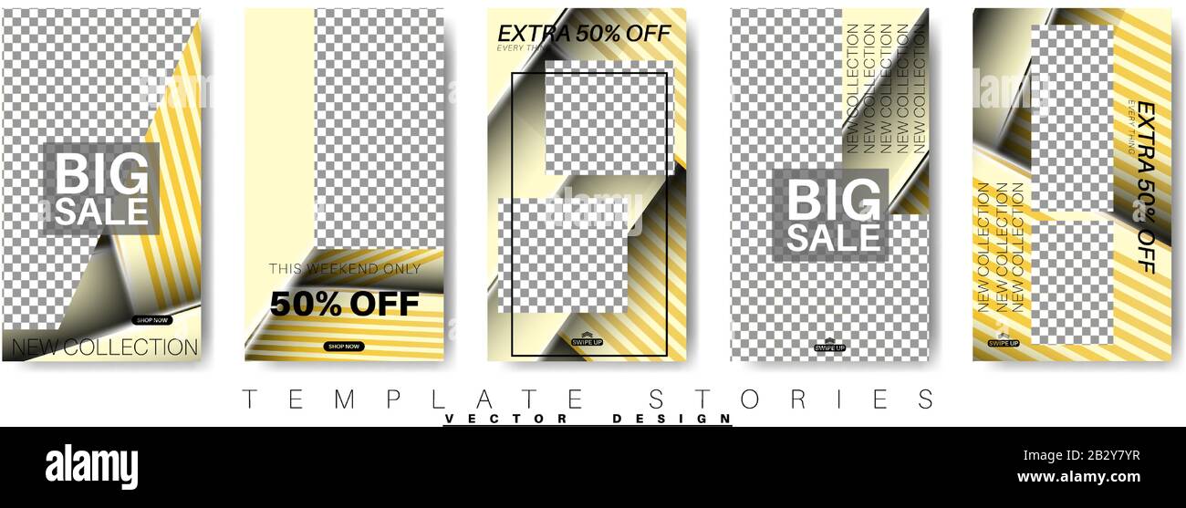 abstract vector story template for your social media. design vector ...