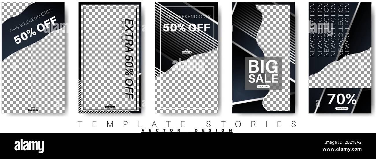 abstract vector story template for your social media. design vector ...