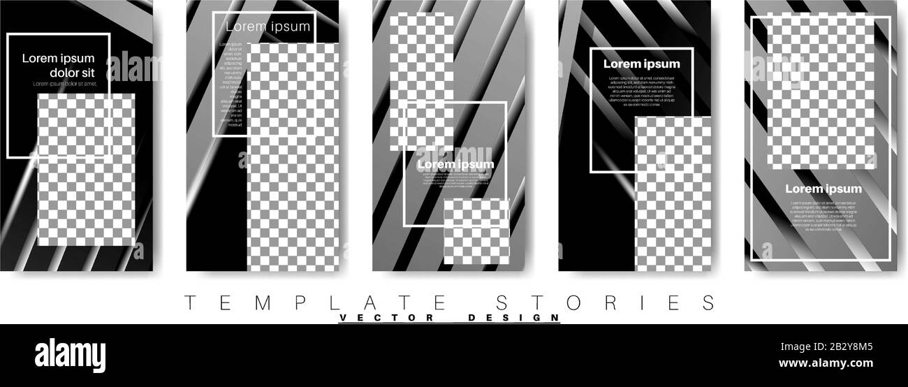 abstract vector story template for your social media. design vector ...