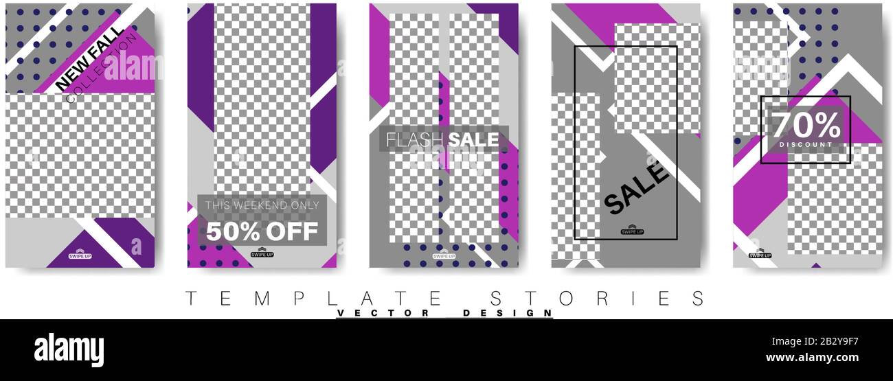 abstract vector story template for your social media. design vector ...