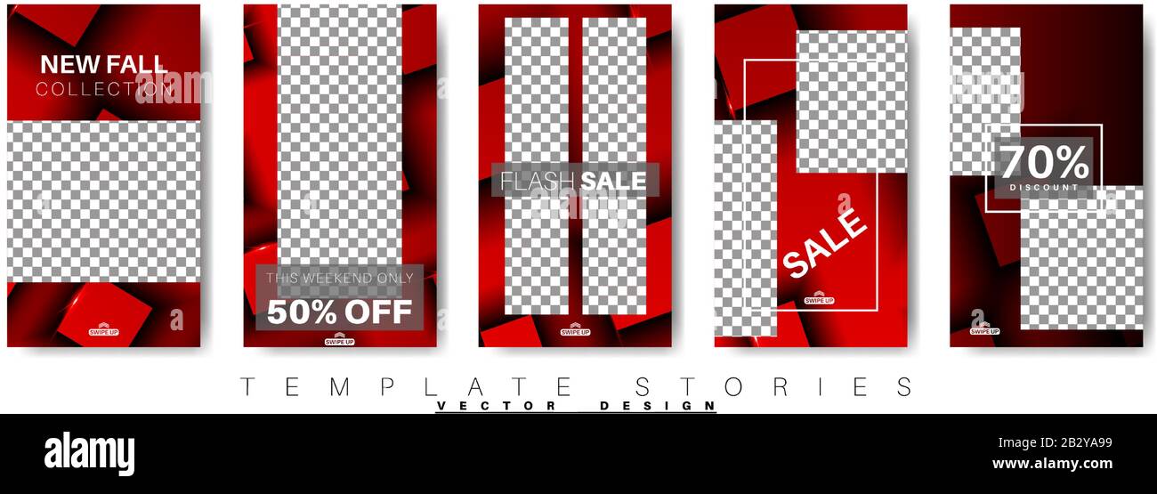 abstract vector story template for your social media. design vector ...