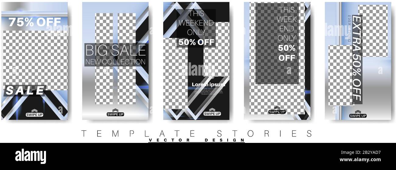 abstract vector story template for your social media. design vector ...