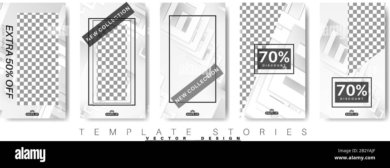 abstract vector story template for your social media. design vector ...