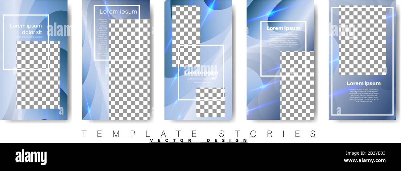 abstract vector story template for your social media. design vector ...
