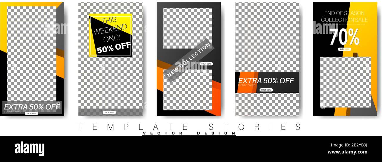 abstract vector story template for your social media. design vector ...
