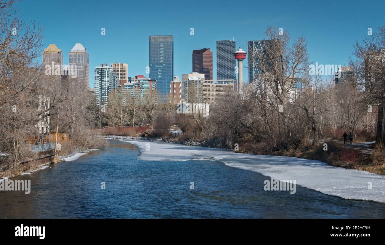 Downtown Calgary Alberta Stock Photo - Alamy