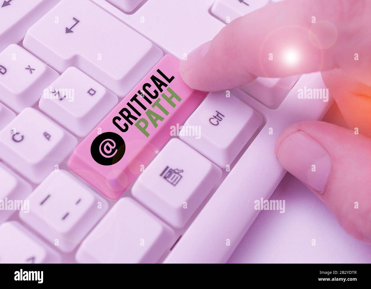 Writing note showing Critical Path. Business concept for sequence of ...